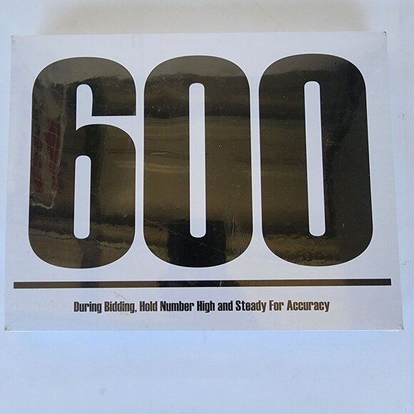 Office | Auction Numbers 51600 Big Number Cards | Poshmark